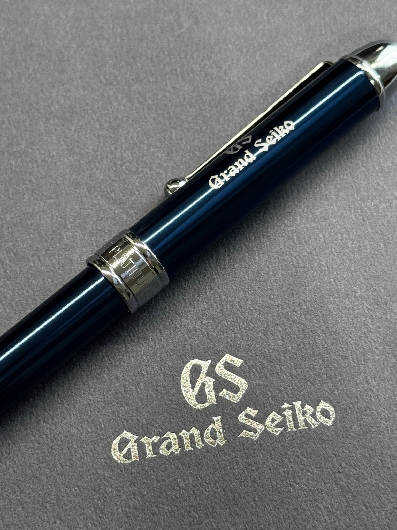 Grand Seiko Platinum Kugelschreiber Double Action mit Etui | MANG-LUXURY